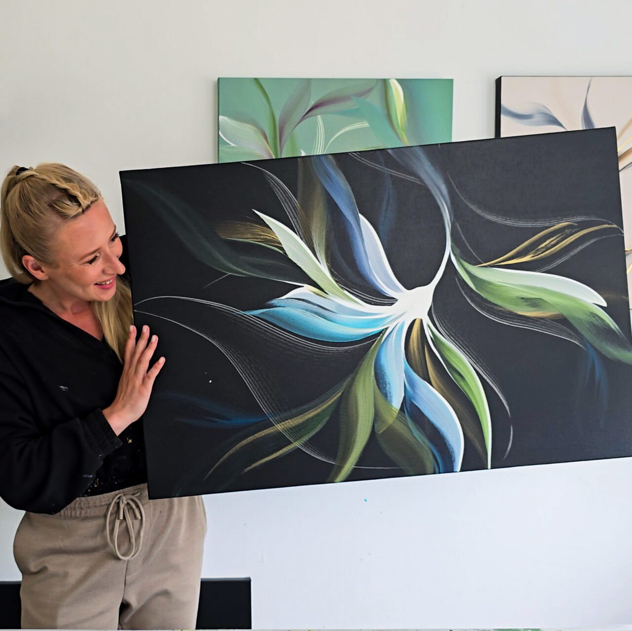 Botanical Abstract Painting | Smart Art Courses